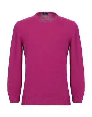 DRUMOHR Sweater In Merino Wool Fuchsia