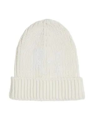 Emporio Armani Knitted Beanie - Ivory