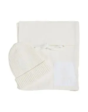 Emporio Armani Knitted Beanie - Ivory