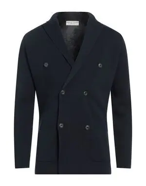 FILIPPO DE LAURENTIIS FILIPPO DE LAURENTIIS Military Green Cotton Blazer Blue