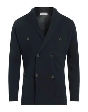 FILIPPO DE LAURENTIIS FILIPPO DE LAURENTIIS Military Green Cotton Blazer Midnight Blue