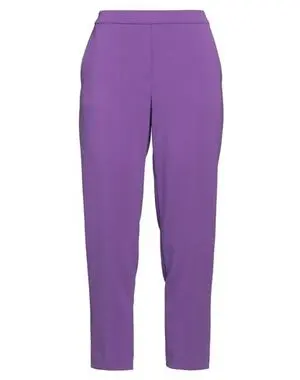 Theory Triacetate & Polyester Tapered Cropped Pants - Purple