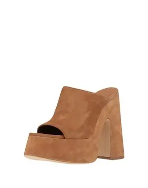 VIC MATIE Leather Platform Sandals