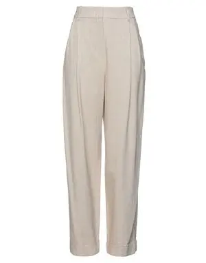 Emporio Armani Wide-leg High-waisted Pants - Beige