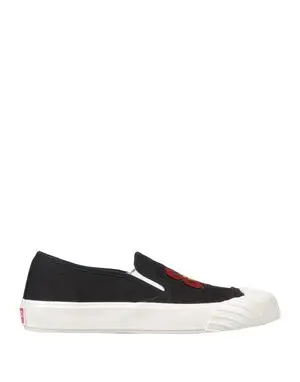 Kenzo Embroidered Slip-on Sneakers - Black