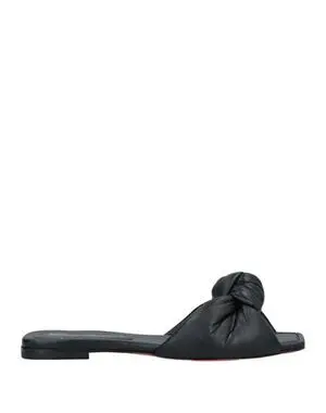 Santoni Soft Leather Slide Sandals