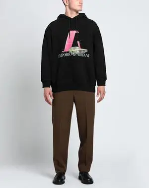 Emporio Armani Cotton-blend Fleece Sweatshirt
