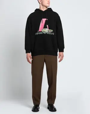 Emporio Armani Cotton-blend Fleece Sweatshirt