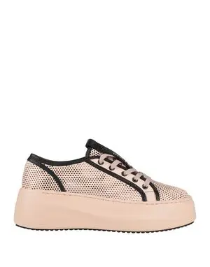 VIC MATIE Leather Low-top Sneakers - Light Pink