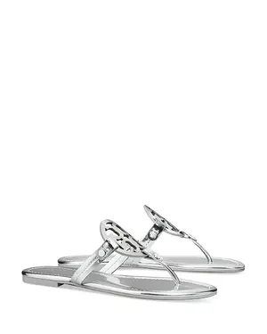 Tory Burch Tory Burch Women's Miller Thong Sandals Argento