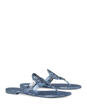 Tory Burch Tory Burch Women's Miller Thong Sandals Laguna Blue