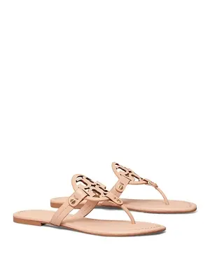 Tory Burch Tory Burch Women's Miller Thong Sandals Light Makeup Leather