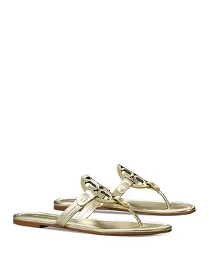 Tory Burch Tory Burch Women's Miller Thong Sandals Spark Gold