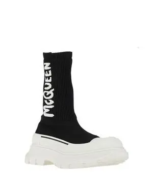 Alexander McQueen Textile Fibers Sneakers - Black