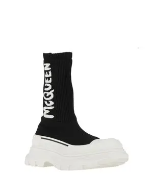 Alexander McQueen Textile Fibers Sneakers - Black