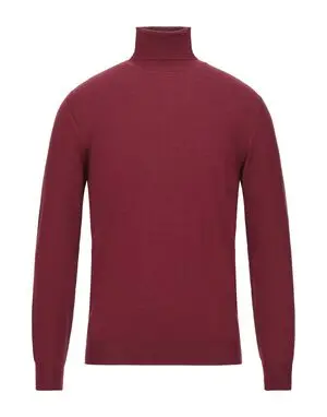 DRUMOHR Turtleneck Super 140s Wool - Red