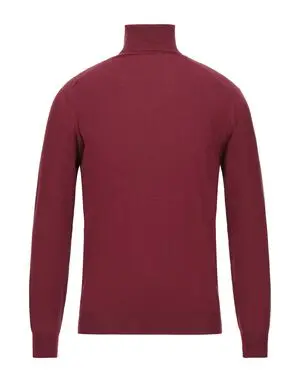 DRUMOHR Turtleneck Super 140s Wool - Red