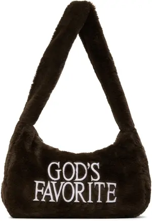 PRAYING Praying Brown 'God's Favourite' Furry Bag - Brown