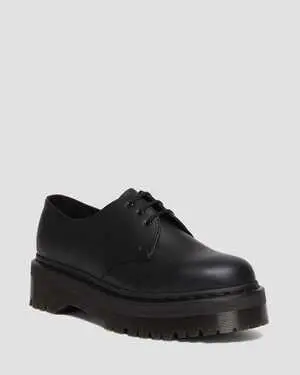 Dr. Martens Vegan 1461 Quad Mono Platform Shoes