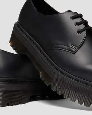 Dr. Martens Vegan 1461 Quad Mono Platform Shoes
