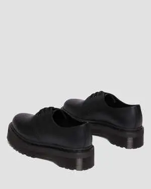 Dr. Martens Vegan 1461 Quad Mono Platform Shoes