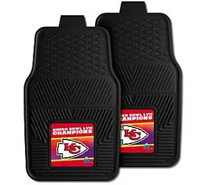 FANMATS Super Bowl Lvii Champions Chiefs 2pc Vi Nyl Car Mats - One-color