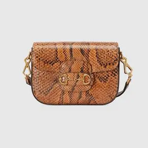 Gucci Horsebit 1955 Mini Python Bag