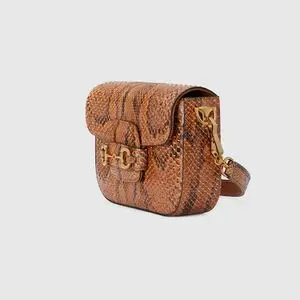 Gucci Horsebit 1955 Mini Python Bag