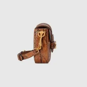 Gucci Horsebit 1955 Mini Python Bag