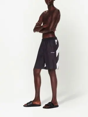 Off-White Diag Surfer Swimshorts - Black