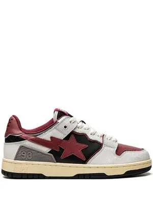 A BATHING APE Sk8 Sta #4 M1 Sneakers - Red