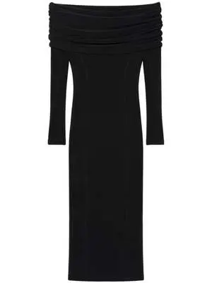 AZ FACTORY X Lutz Huelle Fatna Off-shoulder Dress - Black