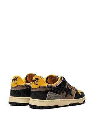 A BATHING APE Sk8 Sta #5 M1 Sneakers - Yellow
