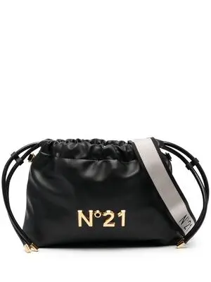 N°21 Eva Logo-plaque Drawstring Clutch