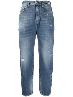 WASHINGTON DEE-CEE High-waisted Cropped Jeans
