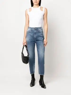 WASHINGTON DEE-CEE High-waisted Cropped Jeans