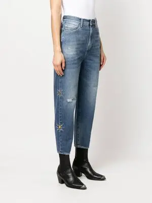 WASHINGTON DEE-CEE High-waisted Cropped Jeans