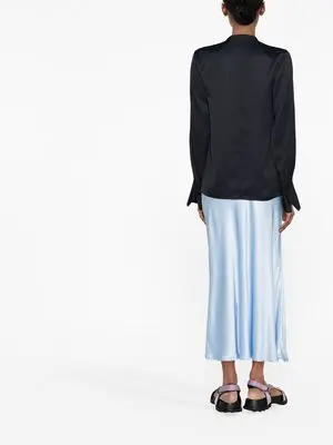 JIL SANDER Button-front Satin Shirt