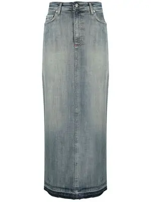GANNI Denim Maxi Skirt