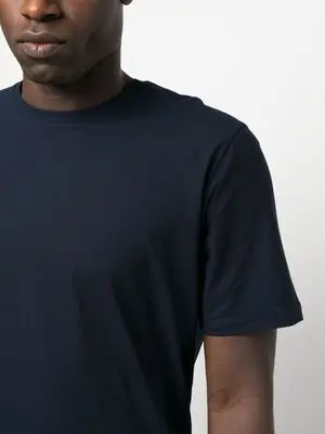 Herno Crew-neck Short-sleeve T-shirt - Blue
