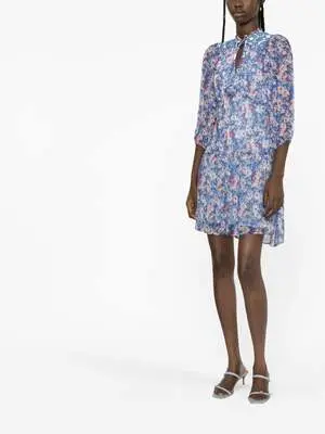 Rixo Floral-print Short Dress