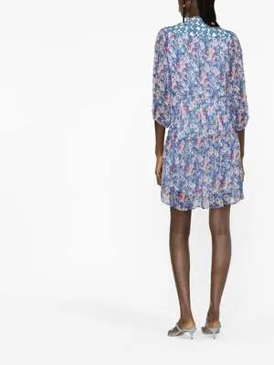 Rixo Floral-print Short Dress