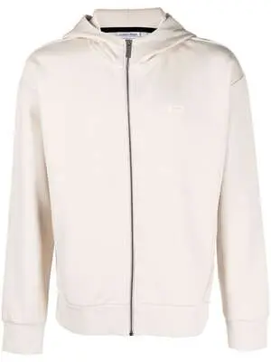 Calvin Klein Logo-patch Zip-up Hoodie
