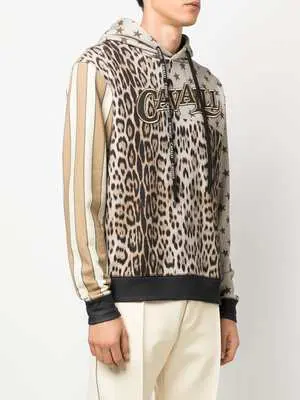Roberto Cavalli Animal-print Hoodie