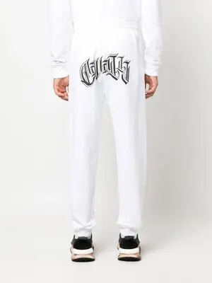 Roberto Cavalli Logo-print Cotton Track Pants