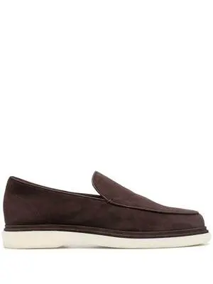 Fratelli Rossetti Calf Suede Slip-on Loafers