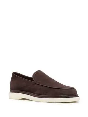 Fratelli Rossetti Calf Suede Slip-on Loafers