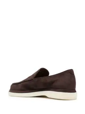 Fratelli Rossetti Calf Suede Slip-on Loafers