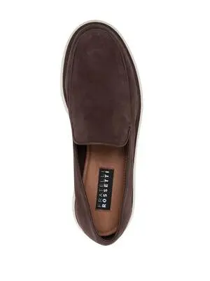 Fratelli Rossetti Calf Suede Slip-on Loafers
