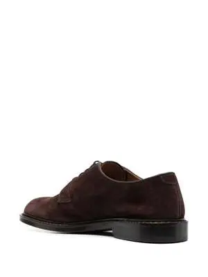 DOUCAL'S Suede Derby Shoes - Brown